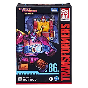 Transformers Studios Series Voyager Class 7 Inch Action Figure (2022 Wave 1) - Hot Rod (New Packaging)