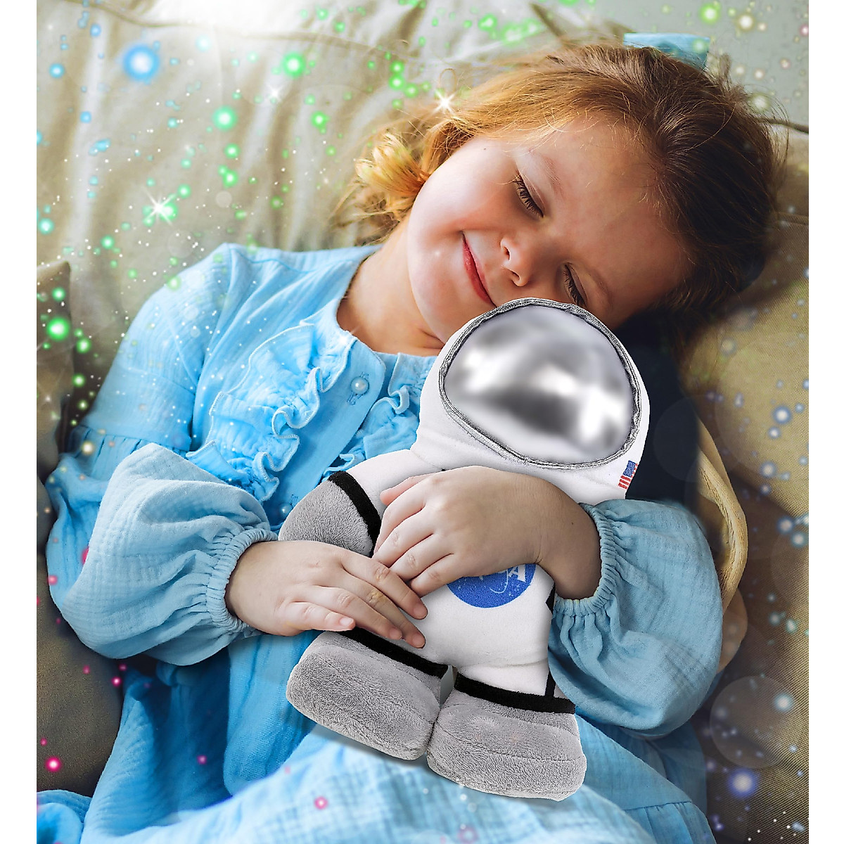 DolliBu Snug Mooshies Standing Astronaut Stuffed Plush Toy - Cuddly Super Squishy Soft Toys, Huggable Big Stuffed Plush for Girls and Boys, Cute Toy Stuffed Pillow for Kids - 9 inches