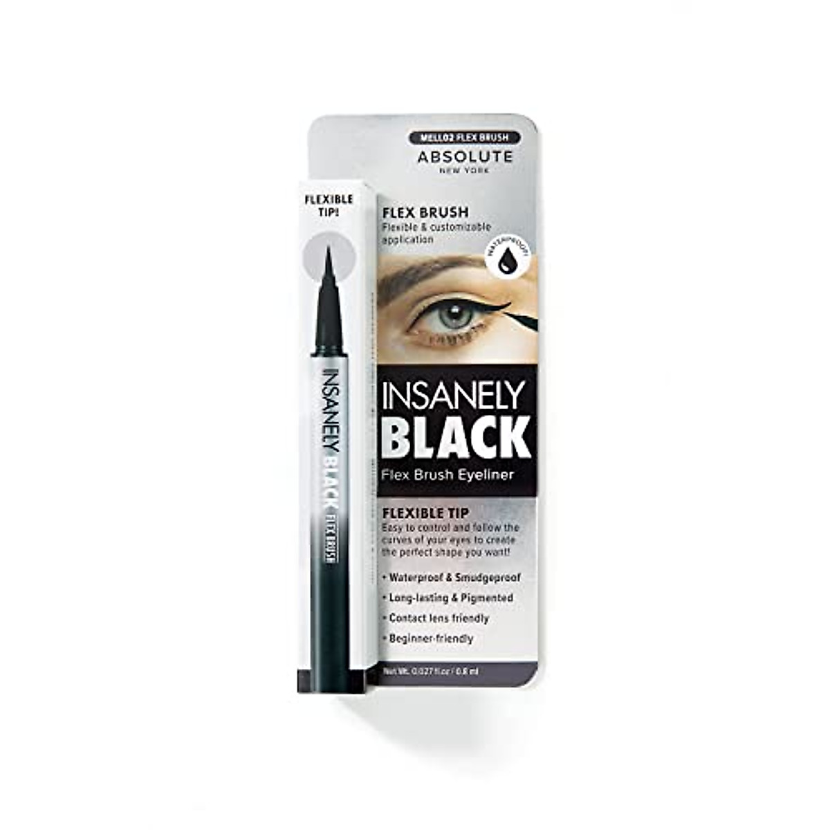 Absolute New York Insanely Black Flex Brush Liquid Eyeliner