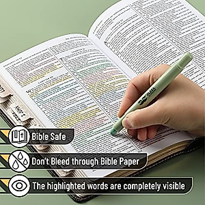 Mr. Pen- Gel Highlighter, 8 Pack, Pastel Colors, Bible Highlighters No Bleed, No Bleed Highlighters, Bible Highlighter, Bible Markers, Gel Highlighters for Bibles, Highlighter