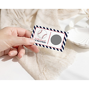 Baseball Scratch Off Game Cards (28 Pack) - Fun Party Games, Interactive Lottery Tickets, Bridal Door Prizes, Raffle Drawings, Instant Win Scratcher Wedding Favors, Baby Shower Activities for Adults