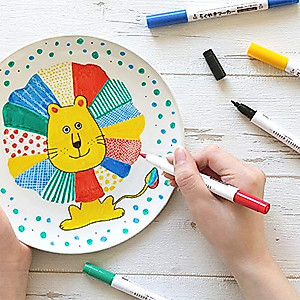 エポックケミカル Epoch Chemical Rakuyaki Markers, Set of 16 Colors