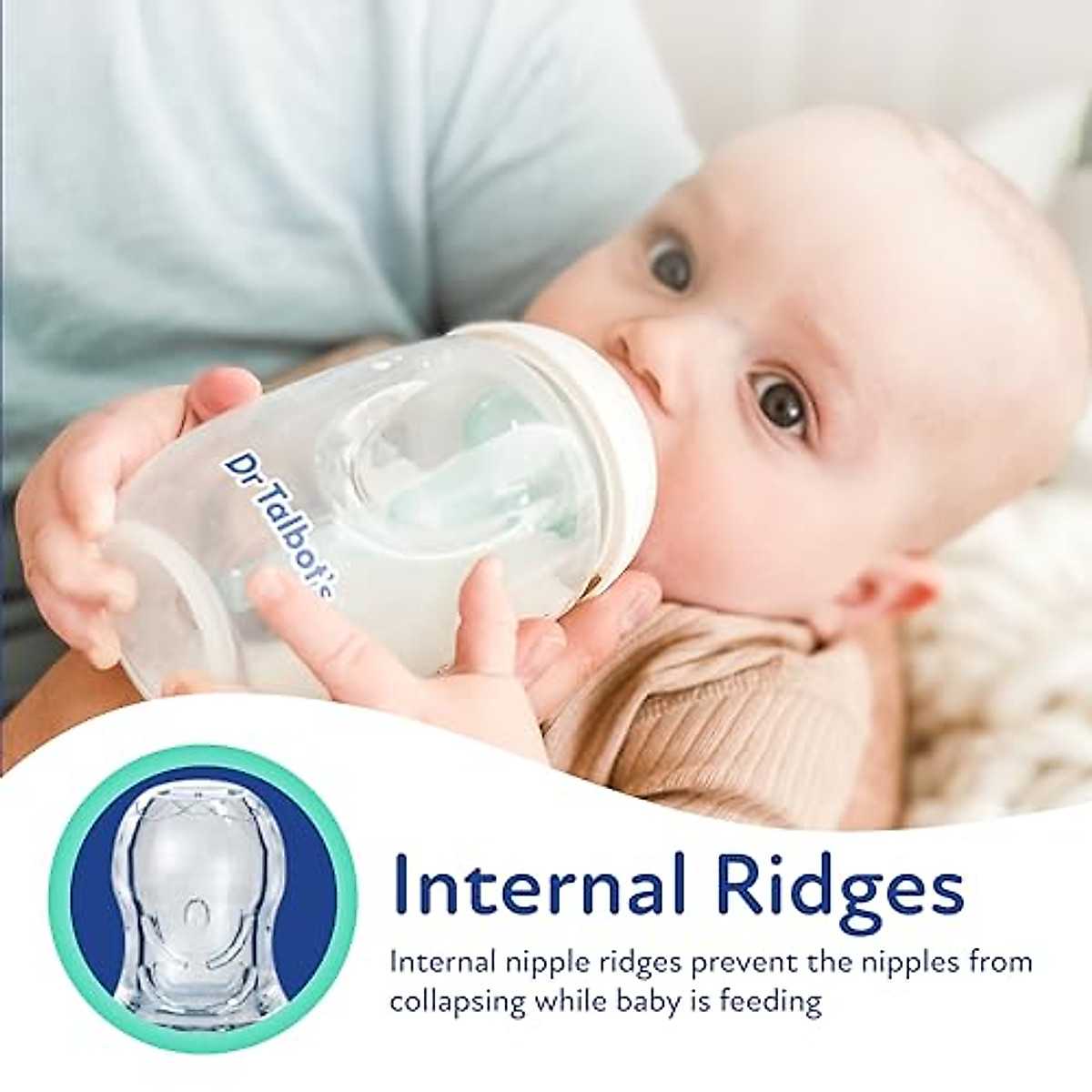 Dr. Talbot's Anti-Colic Bottle Replacement Nipples, Preemie Flow, 2 Pack