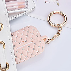 VISOOM Airpods Pro 1st Generation Case - Airpod Pro Bling Cases Cover Women 2022 Crystal TPU Hard Protective iPod Pro Wireless Charging Case Girl Keychain for Apple Airpods Pro 1