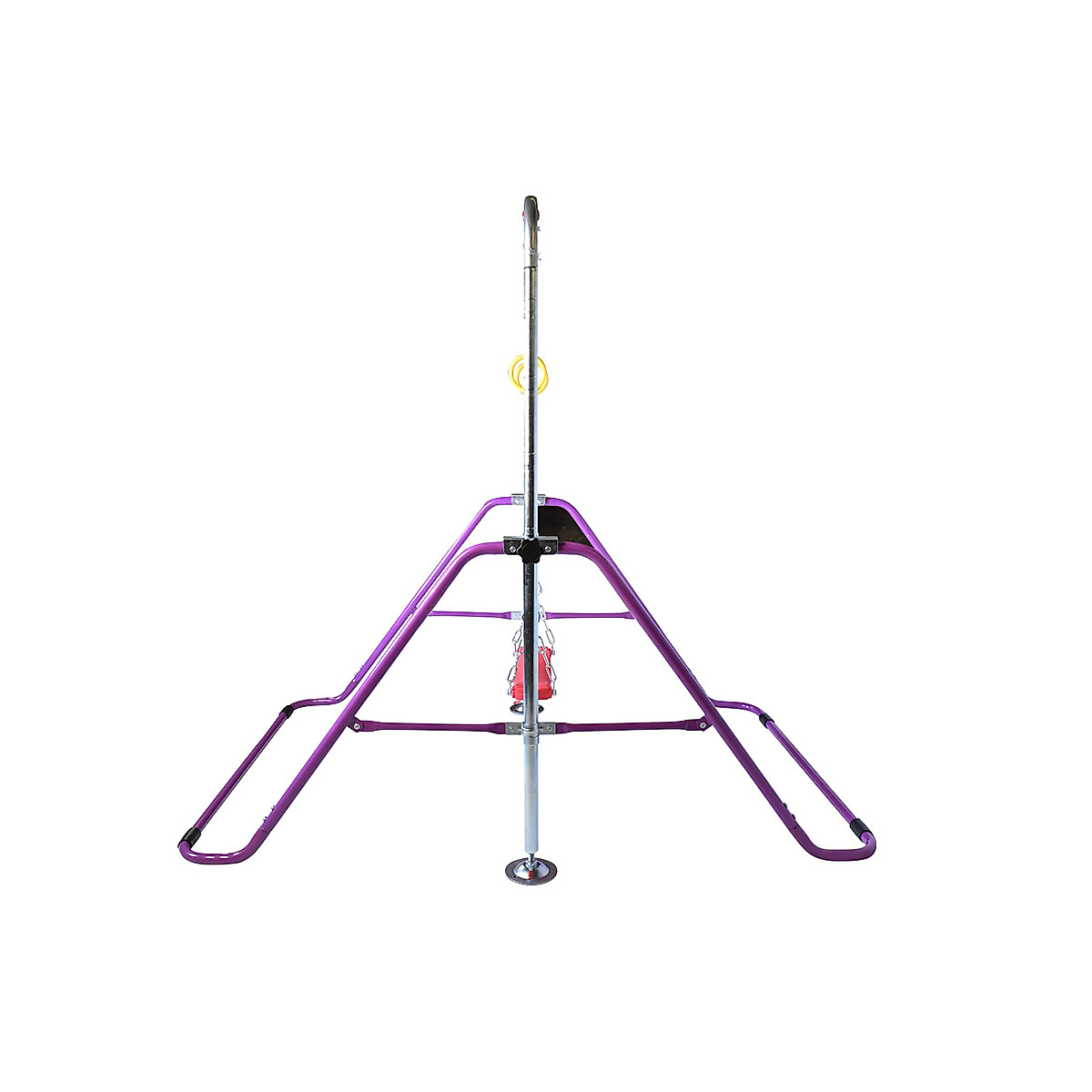 Athletic Bar Expandable Gymnastics Bar Horizontal Kip Bar Junior Training Adjustable Height Jungle Gym Children Folding Monkey Bars Climbing Tower Playground Balance Bar Gymnasts Purple