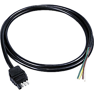 Wesbar 787264 Trailer End Connector Wire, black