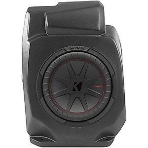 Kicker CompR Subwoofer // SSV 10" Subwoofer+ RZ5-UD10U Enclosure for Polaris RZR Pro XP/Pro XP 4