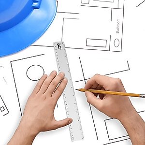 Mr. Pen– Metal Geometry Set, 4Pack, Metal Protractor, Aluminum Ruler, Metal Set Square, Triangle Ruler, Drafting Triangles, Triangle Ruler, Protractor Metal, Drafting Set, Geometry Kit, Drafting Ruler
