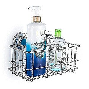 iPEGTOP No Drilling Suction Cup Deep Shower Caddies x1, Wide Shower Caddy x2, Suction Soap Dish x1, Rustproof Stainless Steel