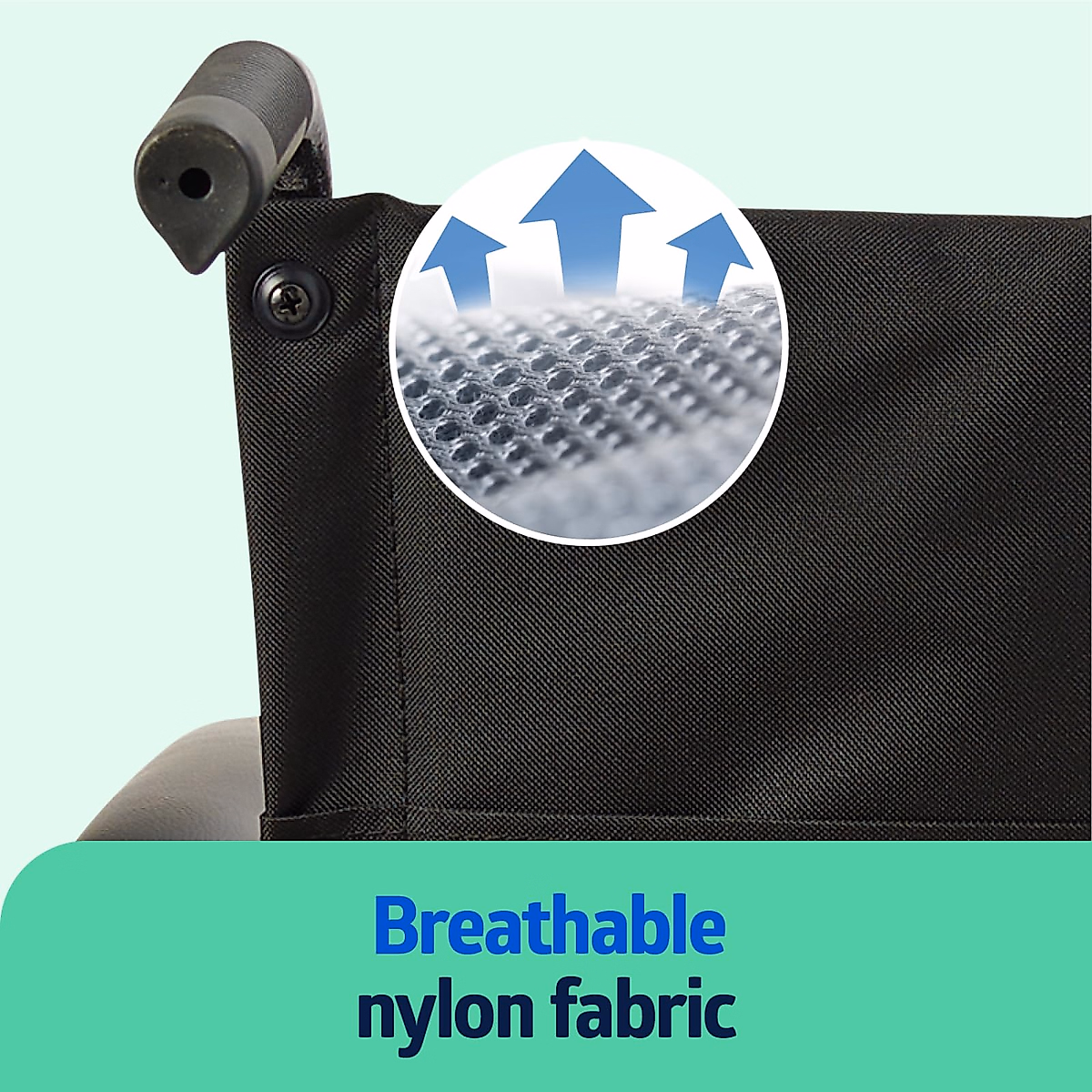 Medline Lightweight Wheelchair for Adults With Swing-Back, Desk-Length Arms, Elevating Leg Rests; 18W" x 16"D Seat