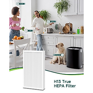 F1 Filter Compatible with 3M Filtrete Air Purifiers FAP-C01BA-G1, FAP-T02WA-G1, Part# FAPF-F1-2P, 2-Pack