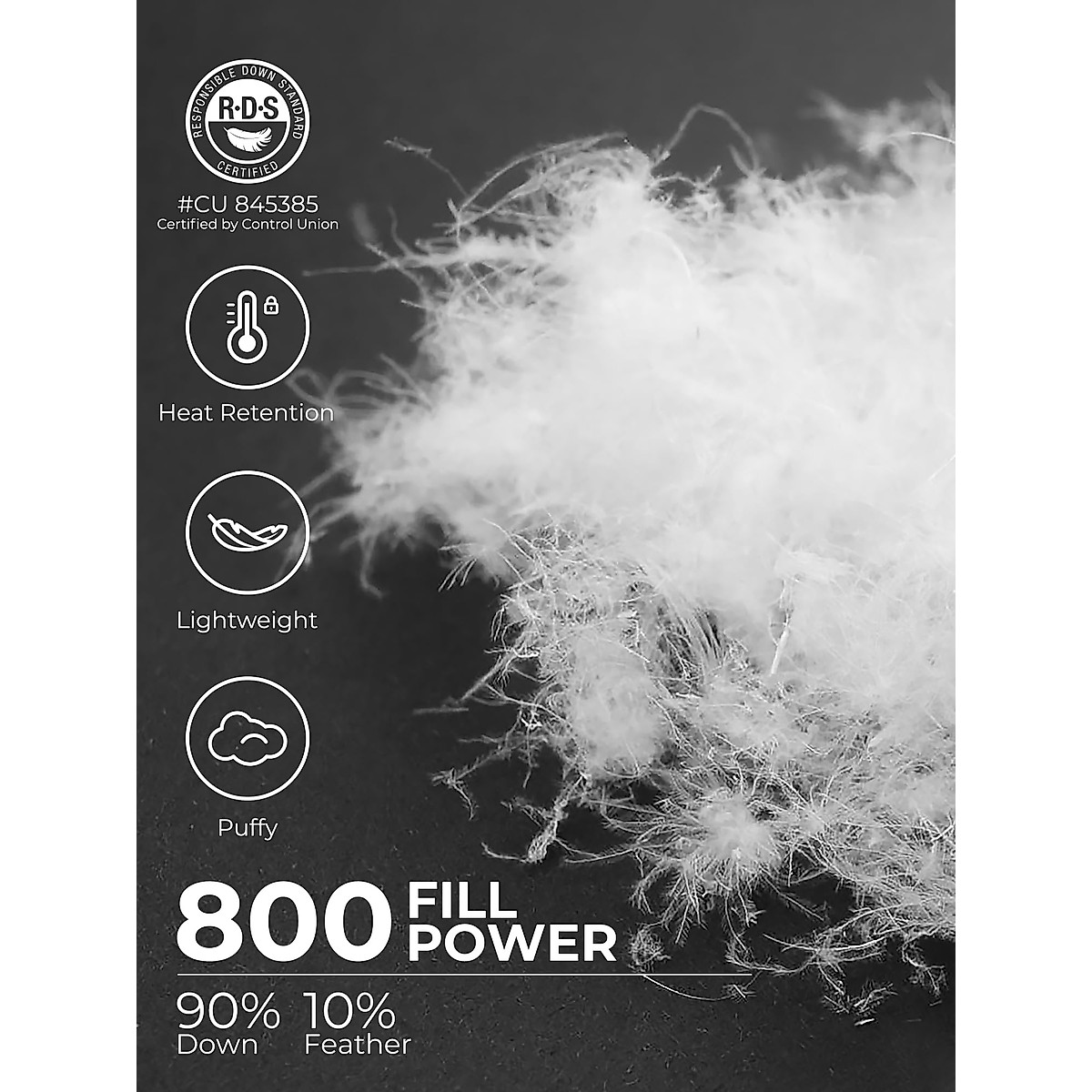 ORORO Men's Heated Down Vest with Battery, Lightweight Heated Vest with 800 Fill Down (Charger Not Included)(Black, XL)