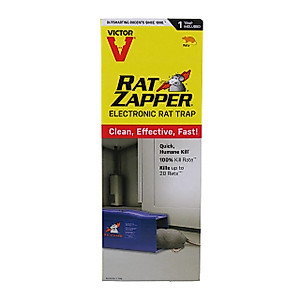 Rat Zapper Classic RZC001-4 Indoor Electronic Mouse and Rat Trap - 1 Electric Trap
