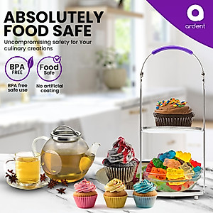 Ardent Nova Double Lifter Cooling Rack - 100% Stainless Steel, Food-Safe, Rust-Resistant Double-Tier Rack for Cooling with a 45° Rotating Handle