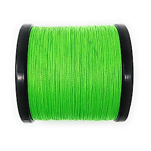 Reaction Tackle Braided Fishing Line Hi Vis Green 20LB 150yd