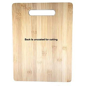 Sister Gift - Bamboo Cutting Board Design Sister Gift Birthday Christmas Gift Engraved Side For Décor Hanging Reverse Side For Usage (8.75x11.5 Rectangle)