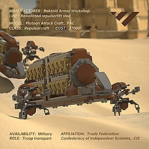 32-Piece Battle Soldiers Army Clanker Platoon Attack Craft Building Kit, with 2 Droidekas Action Figures Building Blocks Set, Toys Gifts for Boys Kids Ages 6-12 Year Old (537 Pieces)