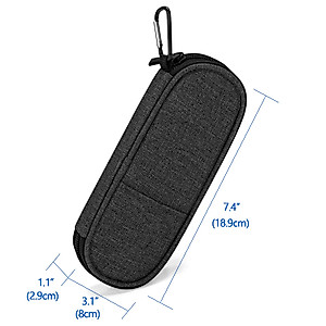 Yarwo Insulin Cooler Travel Case, Diabetic Medication Organizer with 2 Ice Packs for Insulin Pens and Other Diabetic Supplies, Black