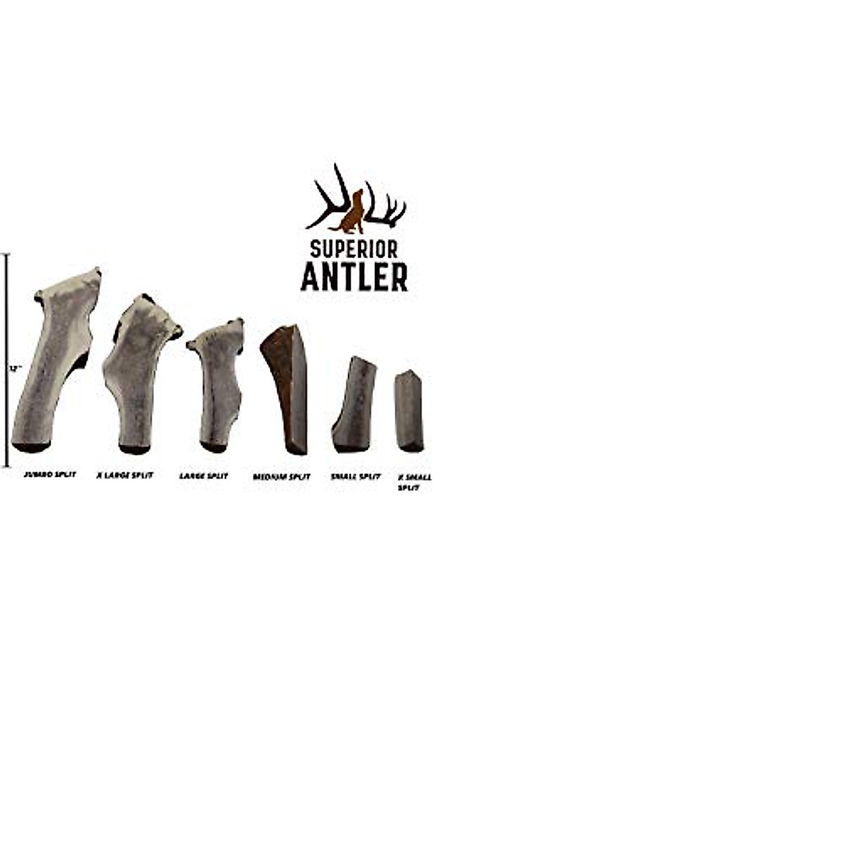 1-X Large Antler, Split, Single Pack - XL All Natural Premium Grade A. Antler Chew. Naturally Shed, Hand-Picked, and Made in The USA. NO Odor, NO Mess. Guaranteed Satisfaction. for Dogs 45+LBSL