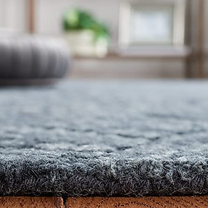 Safavieh Marquee Collection 8' x 10' Dark Grey MRQ301F Handmade Contemporary Medallion Wool Area Rug