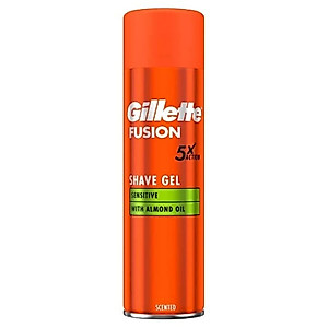 Gillette Fusion5 Hydra Gel Ultra Sensitive Shave Gel, 7 oz (Pack of 2)