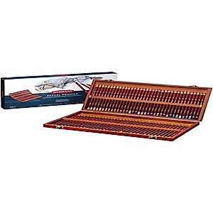 Derwent Pastel Pencils, Wooden Box, Assorted Colors, 72 Pencils per Box (2300343)