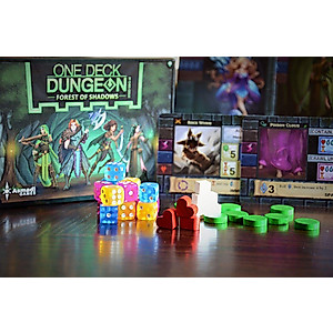 Asmadi Games One Deck Dungeon: Forest of Shadows Board Games , Green