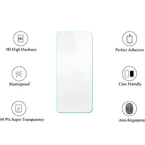 Case for Moto Thinkphone Case Compatible with Motorola Thinkphone Phone Case Cover [with Tempered Glass Screen Protector][Hard PC + Soft Silicone][Ring Support] [Silver Reflect Light] DYH-PH