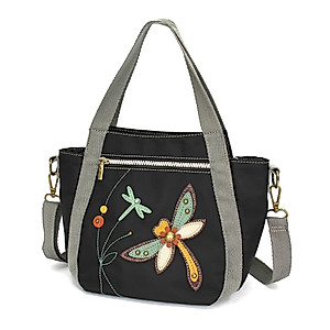 Chala RFID Protected Mini Carryall Nylon Bag with Long Strap/Messenger Bag (Black)