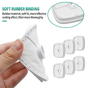 SYOWADA 6 Pcs A226000473 Air Filter Replacement For Echo SRM-266 SRM-280 PB-251 PPT-266 PE-266 HCA-266 T282, A226000470 A226000471 A226000472 Air Filters