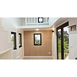 Aluminum Tiny Movable Prefabricated Insulated House with 1 Bathroom, 1-3 bedrooms & 1 Kitchen- Tiny loft House, Mini Caravan,Travel Camper Trailer for Family (Modern, 3, Bedroom)