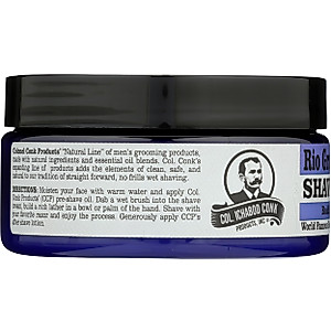 COLONEL CONK Shave Cream Rio Grande Lavender, 5.5 FZ