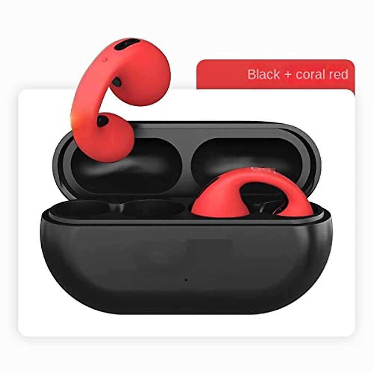 MBETA Earrings Clip-on Real Wireless Sports Bluetooth Headphone Gas Conduction Non in-Ear