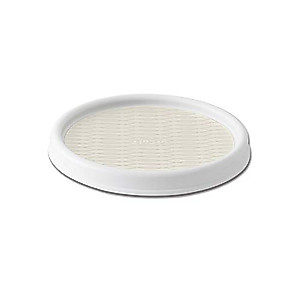 Copco Basics Non-Skid Turntable, 9 inch, Plastic, Cream