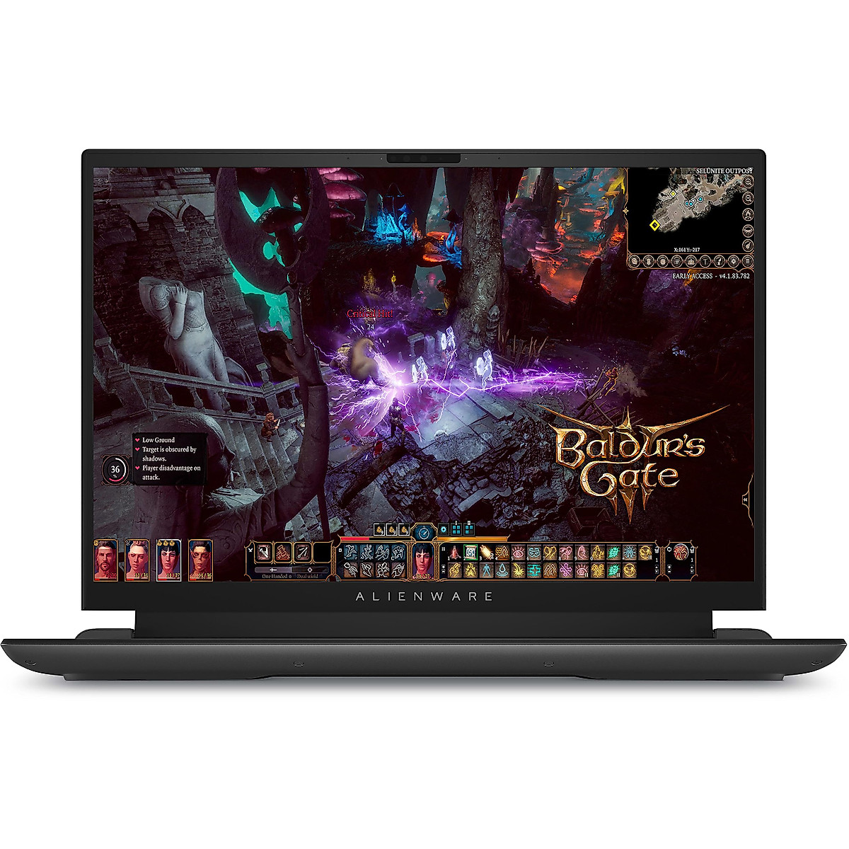 Dell Alienware m18 Laptop (2023) | 18" 1920x1200 FHD+ 480Hz | Ryzen 9-7945HX - 4TB SSD + 4TB SSD Hard Drive - 64GB RAM - Nvidia GeForce RTX 4090 | 32 cores @ 5.4 GHz - 16GB GDDR6X Win 11 Home Black