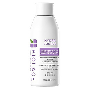 Biolage Hydra Source Conditioning Balm | Hydrates, Nourishes & Detangles Dry Damaged Hair | Moisturizing | Sulfate-Free | For Medium To Coarse Hair | Deep Conditioning | 1.7 Fl. Oz