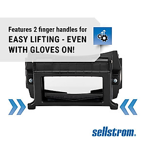 Sellstrom Welding Helmet Flip Front Adaptor, Lift Front Retainer, Durable Nylon, Unisex, Black, S273200