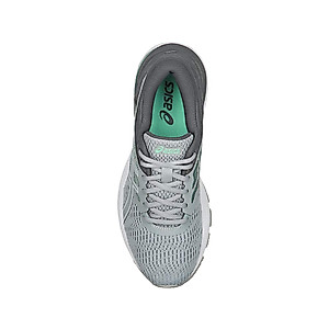 ASICS Women's Gel-Flux 5 Running Shoes, 6M, MID Grey/White/Opal Green
