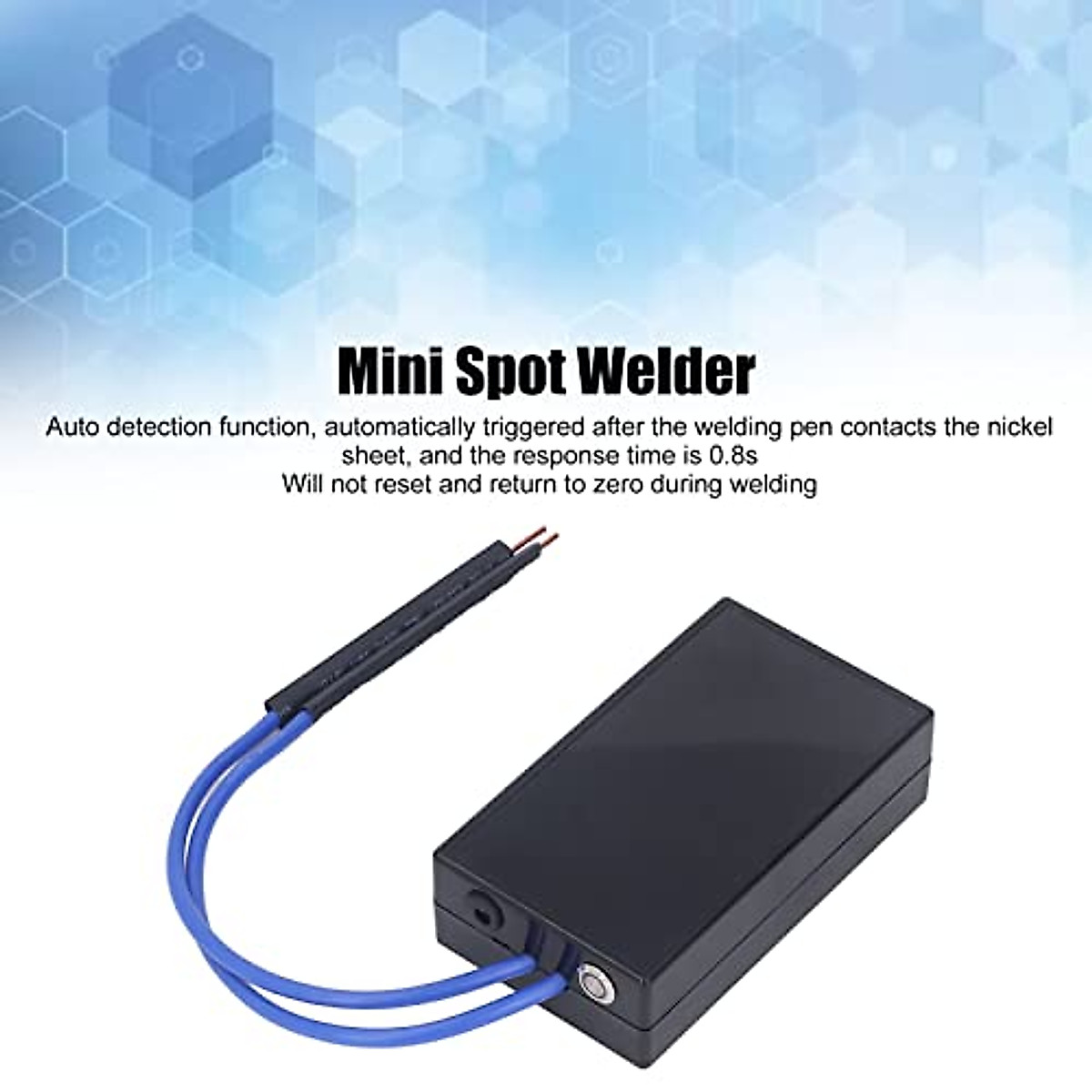 Portable Spot Welder, 6 Gears Adjustable Spot Welder Machine Mini Small Battery Spot Welder with Light Indicator, Handheld DIY Spot Welder Mini Spot Weld Machine for Repair