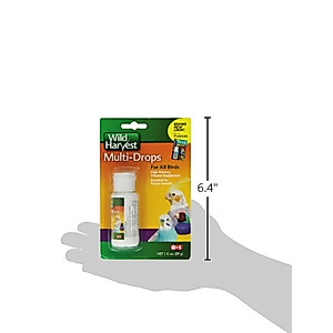 United Pet Group Wild Harvest Multi-Drops for All Birds 1 Ounce, High-Potency Vitamin Supplement (D13123)