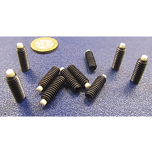 Black Oxide Steel Nylon Tip Set Screw 1/4"-20 x .750" Thread Length 20 pcs