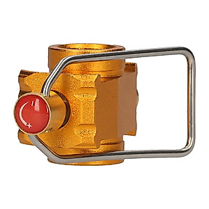 LIXADA Gas Saver Plus Gas Convertor Shifter Refill Gas Tank Conversion Adapter Gas Adaptor Valve Long Gas Cylinder Adapter Propane Tank Adapter for Camping Hiking Fishing