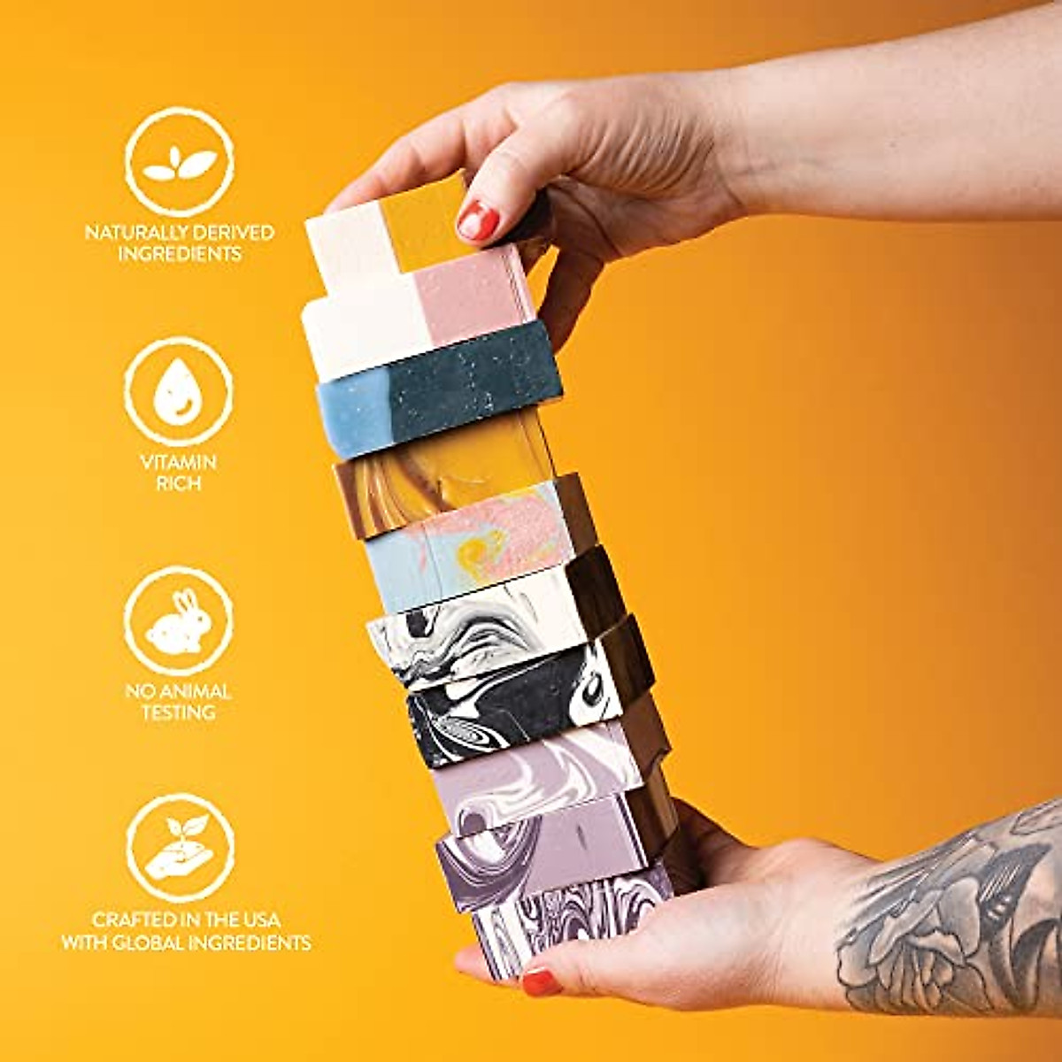 Pacha Dirty Hippie Bar Soap 5 Pack | Premium, Handcrafted Soap with Rolled Oats and Nutmeg | Use as a Natural Face Wash, Hand Soap, Body Wash | Moisturizing Soap with Patchouli Essential Oils | 4 oz