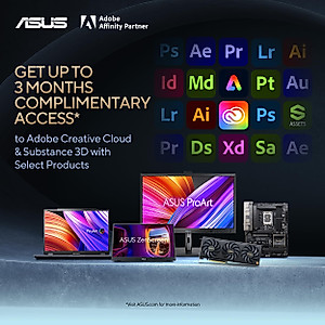 ASUS ProArt Display 31.5” 4K OLED Professional Monitor (PA32DC) - Built-in Motorized Colorimeter, Color Accuracy ΔE<1, 99% DCI-P3, USB-C, Auto Calibration, Compatible with Laptop & Mac Monitor,BLACK