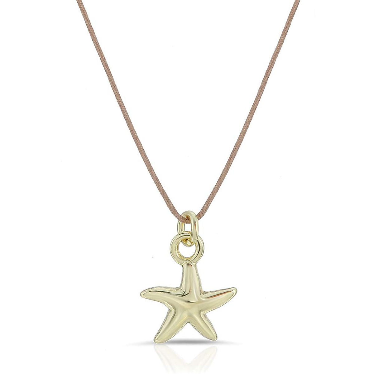 Lucky Feather Ocean Life Necklaces – Sterling Silver, 14k Gold Dipped VSCO Necklace - Thoughtful Gift for Women and Teenagers