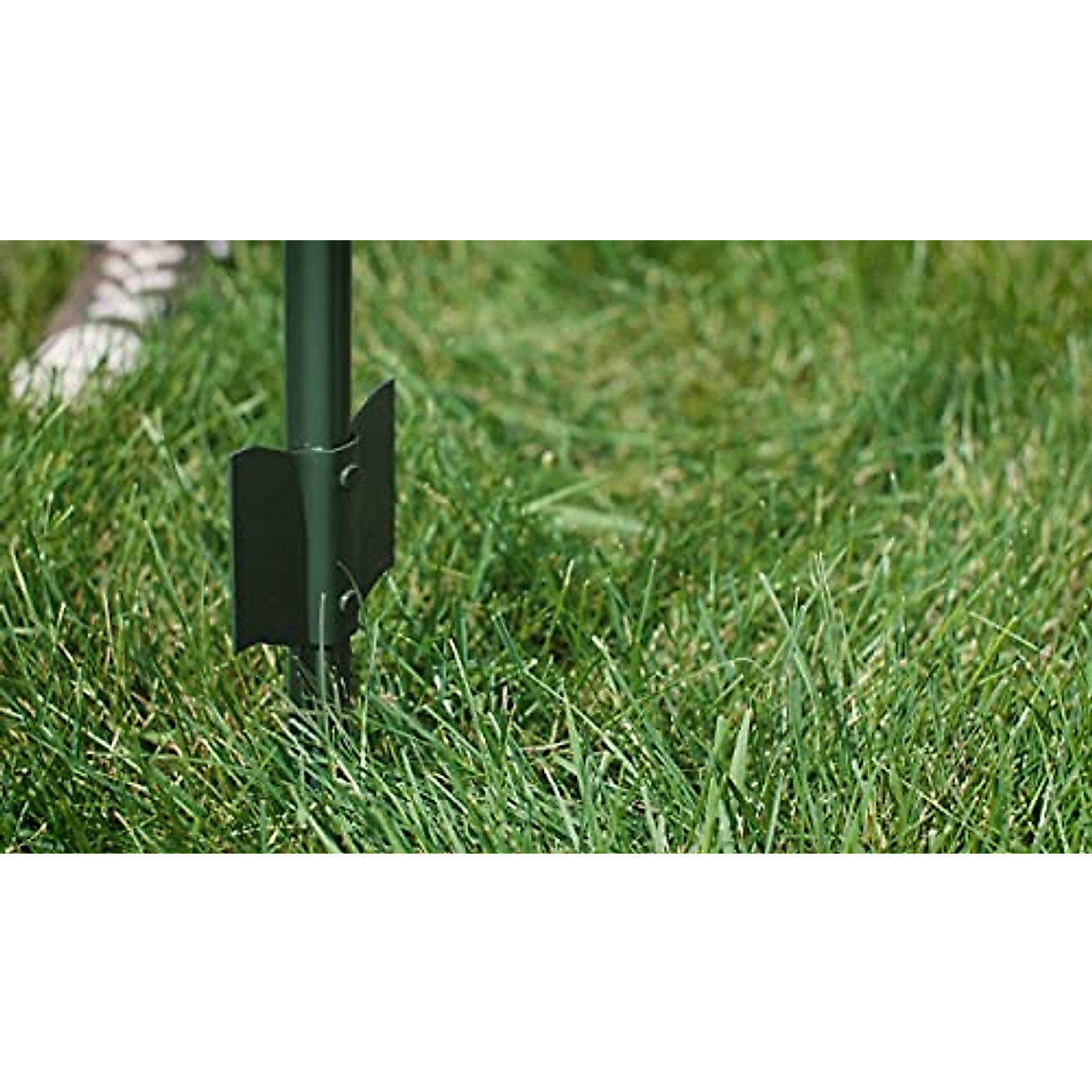 VASGOR 5 Feet Sturdy Duty Metal Fence Post – Garden U Post for Fencing - 10 Pack