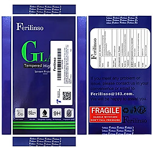 Ferilinso [3+3 Pack] for Apple iPhone 14 Pro Max Privacy Screen Protector Tempered Glass Accessories 3 Pack 9H Anti Spy Privacy Screen For iPhone 14 Pro Max 3 Pack Camera Lens Protector