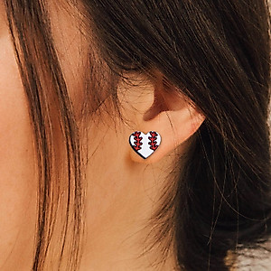 ZXASD Earrings for Women WBC Baseball Earrings Sports Style Studs Earrings Competition Earrings for WBC Cute Earrings