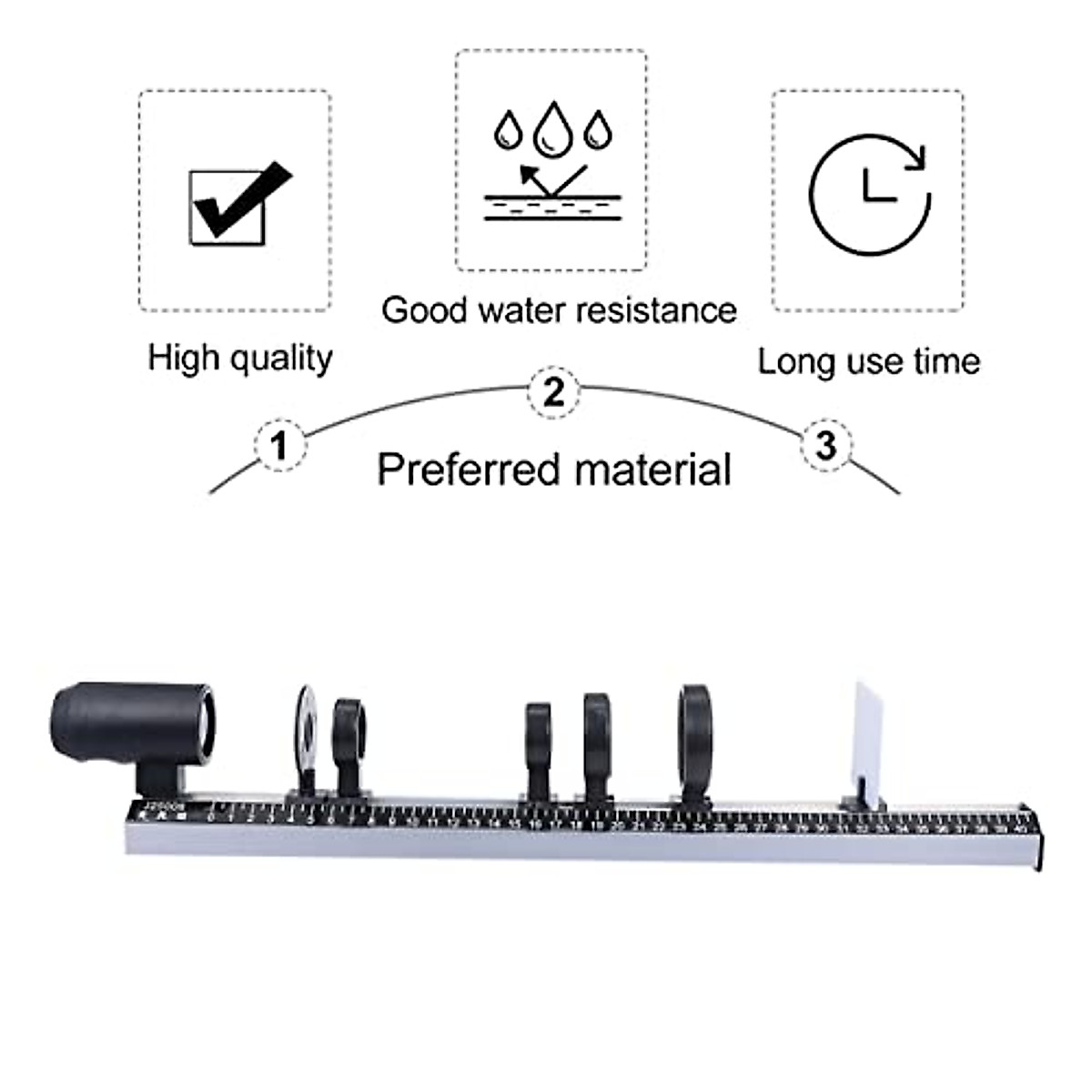 Science Classroom Optics Kit 9pcs Labs Complete optical bench kit Basic Optical Bench Optical Instrument Optical Bench Set