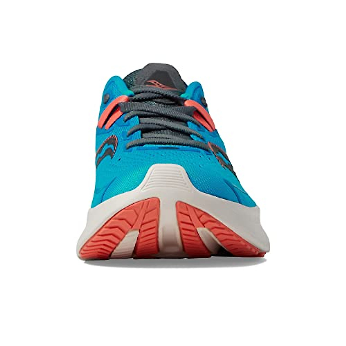 Saucony Women's Ride 15 Running Shoe, Ocean/Shadow, 9.5